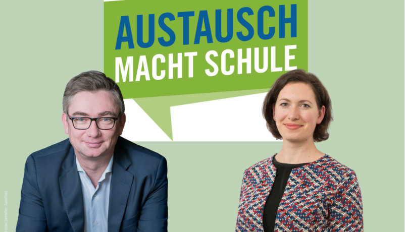 Neues Sprecher:innen-Duo der Initiative | Austausch macht Schule